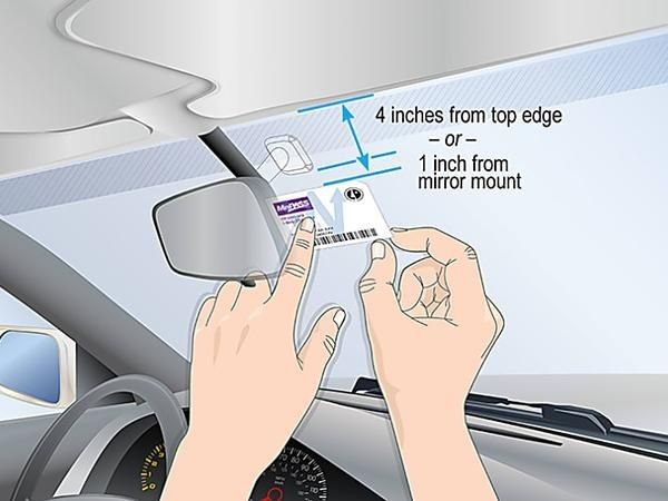 Sticker para control de acceso vehicular